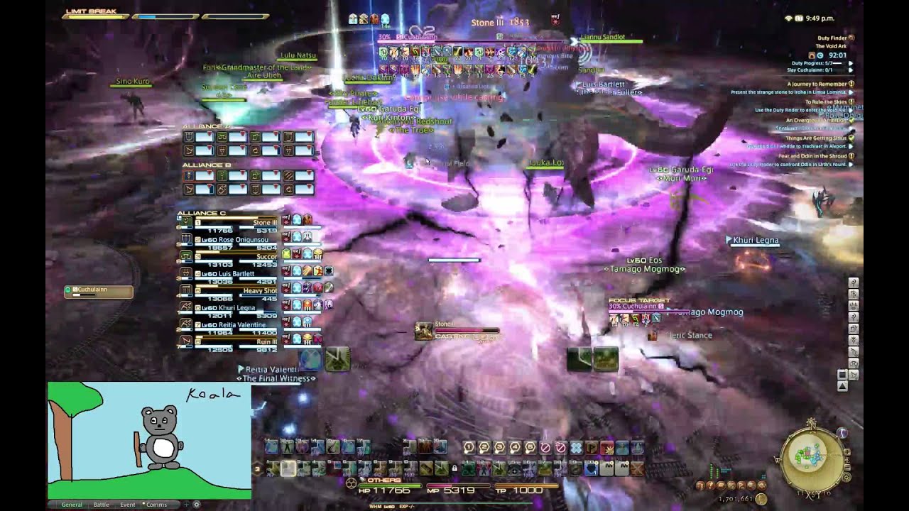 FFXIV - Void Ark - Cuchulainn - YouTube