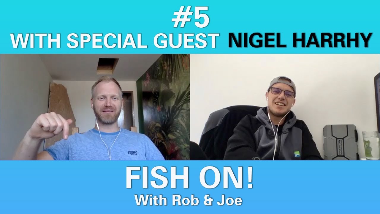FISH ON!! #05 ROB WOOTTON and JOE CARASS | FISHING CHAT WITH SPECIAL ...