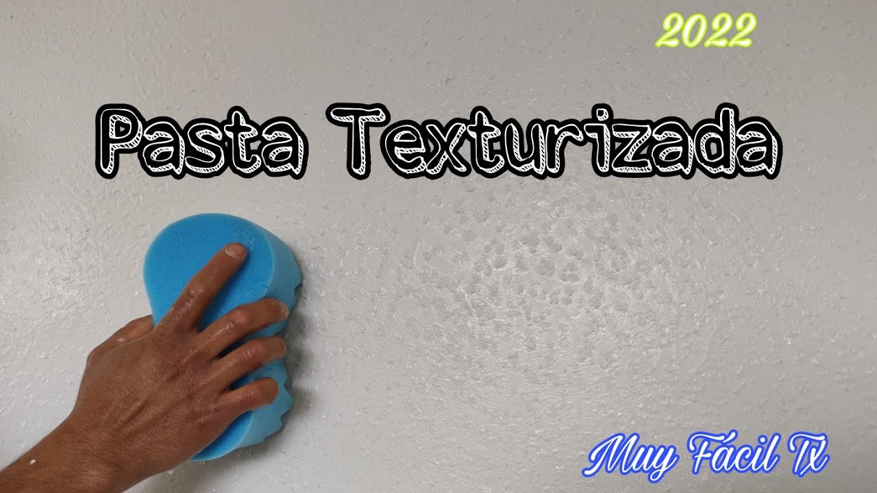 Pasta Texturizada , ( Acabado con Esponja ) - YouTube