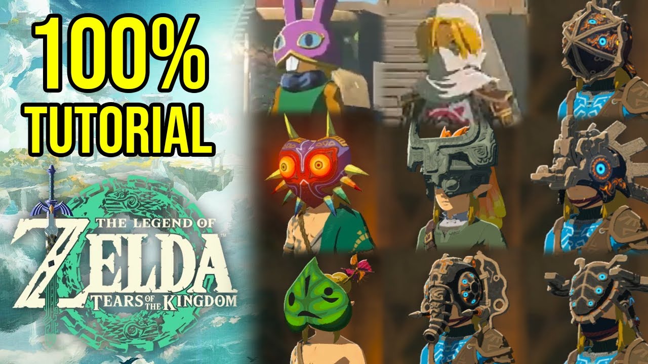 COMO pegar TODAS AS MÁSCARAS no Zelda Tears of the Kingdom - YouTube