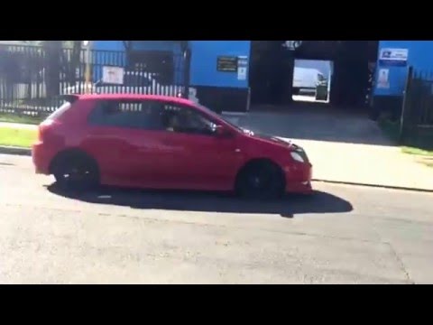 Corolla Monsta performance exhaust sportivo