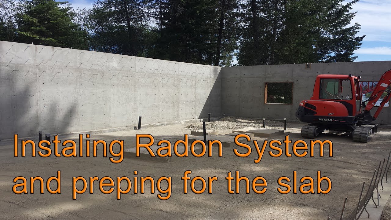 The prep before the slab and Radon System - YouTube