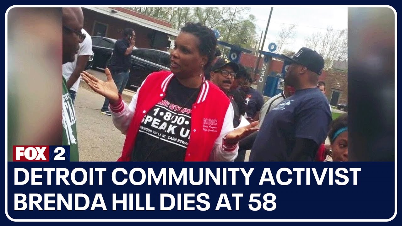 Detroit community activist Brenda Hill dies at 58 - YouTube