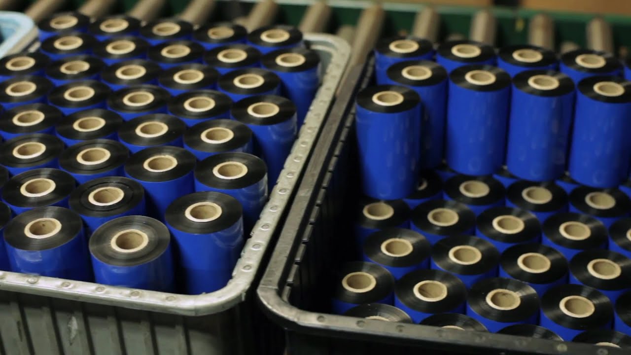 Kroy Labels - Ribbon Manufacturing - YouTube