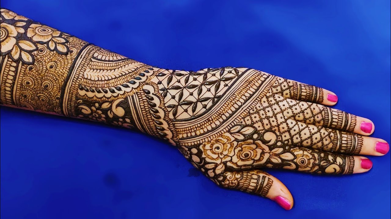 Full hand bridal mehndi designs||New intricate indian wedding mehndi ...
