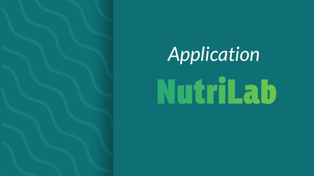 Application NutriLab - YouTube