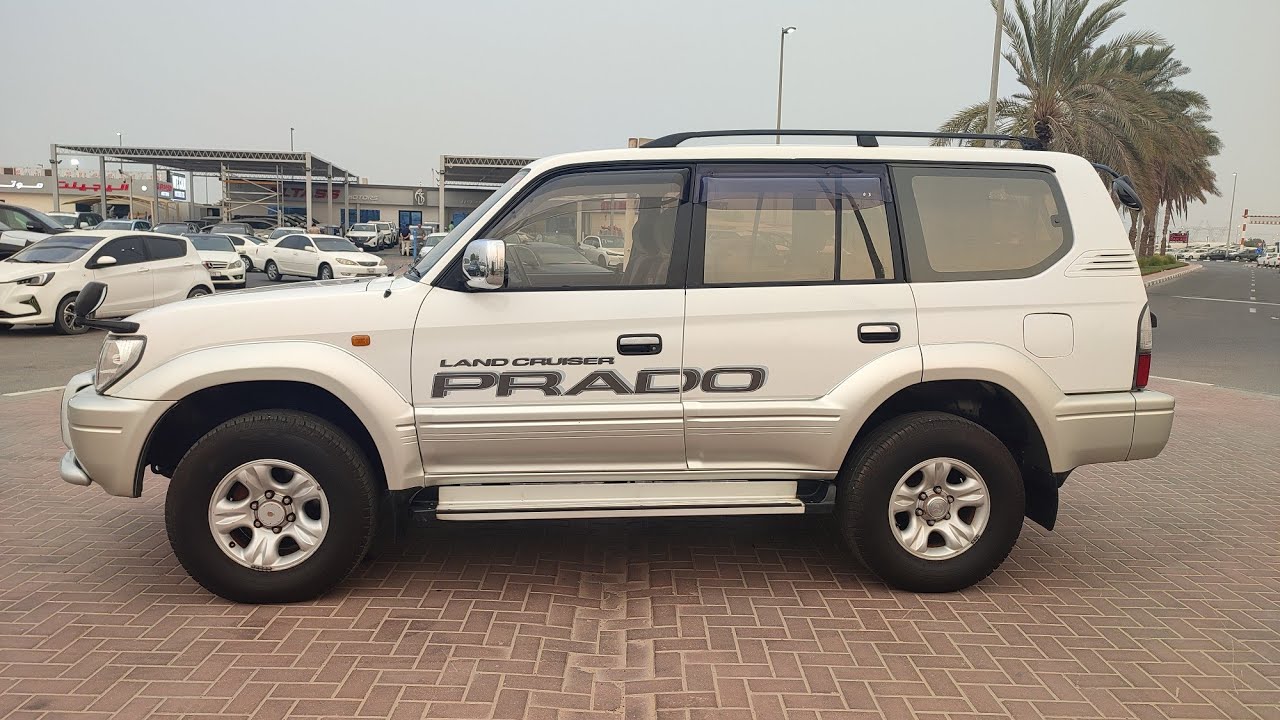 Toyota Land cruiser Prado|| White /Selver| RZJ95 CC 2700,RHD. - YouTube