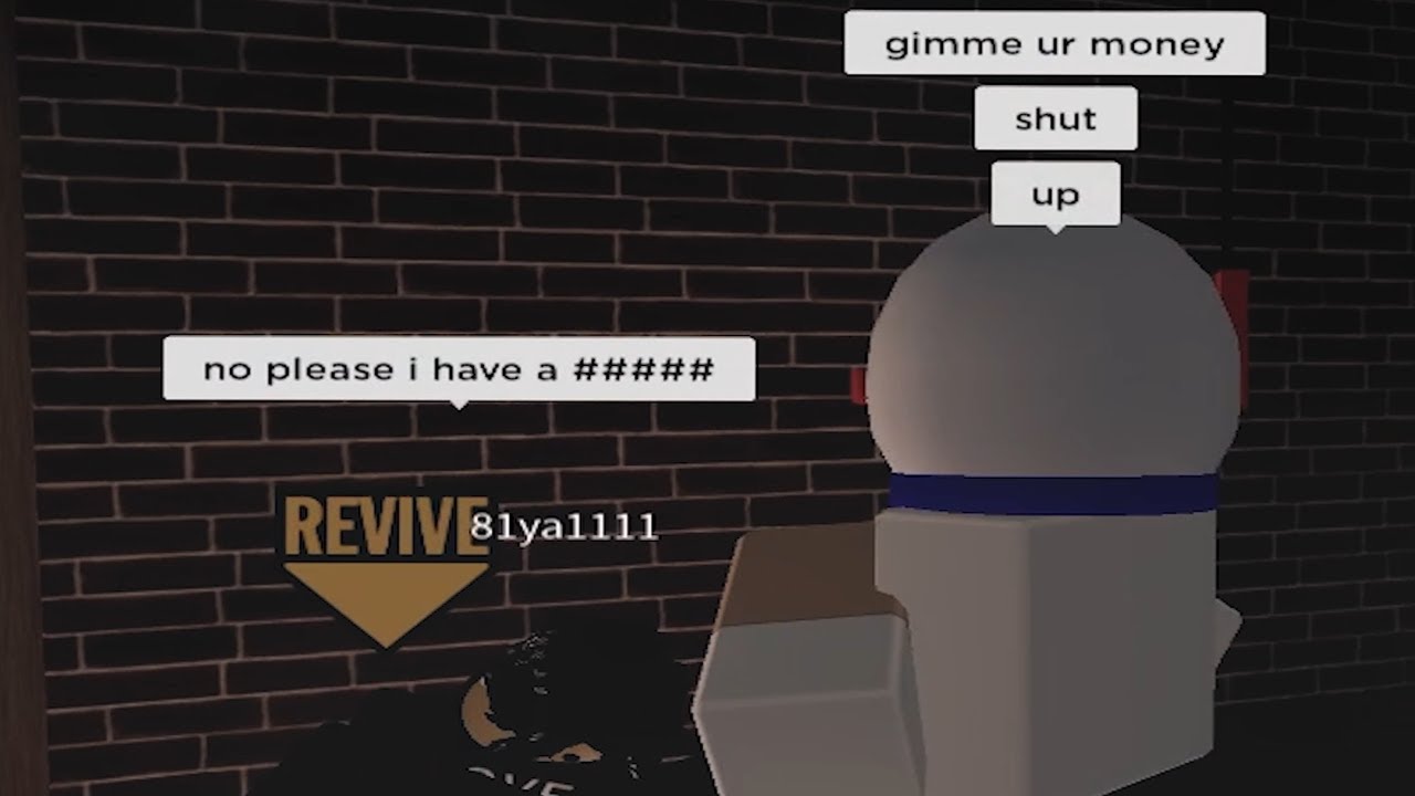 Harassing Players In Criminality - Roblox - YouTube