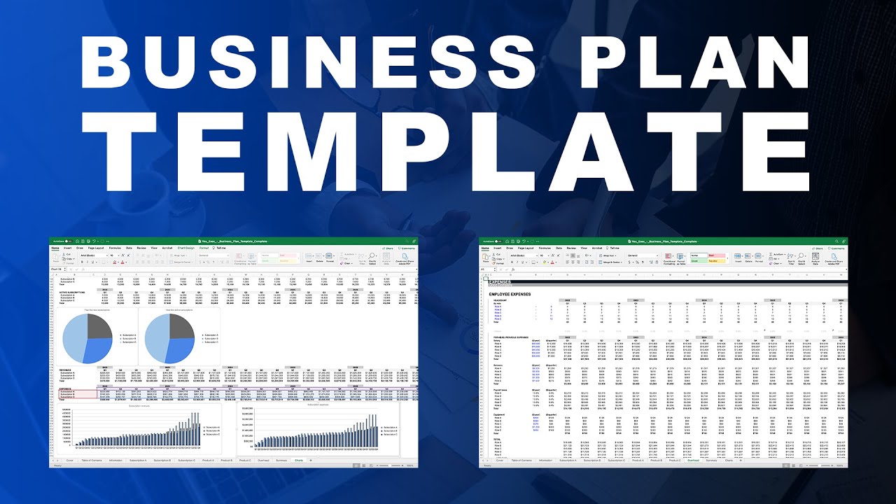 Free Excel Business Plan Template Free Business Templates | Smartsheet