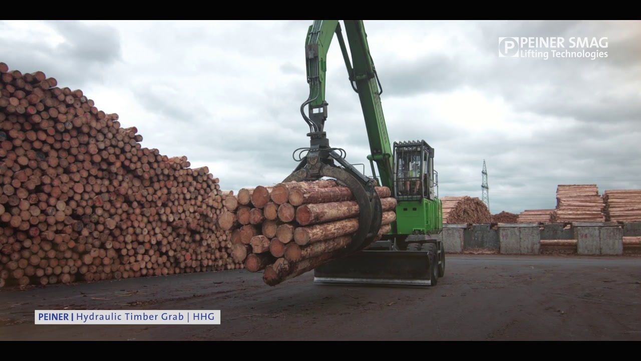 PEINER Hydraulic Timber Grab (HHG) - YouTube