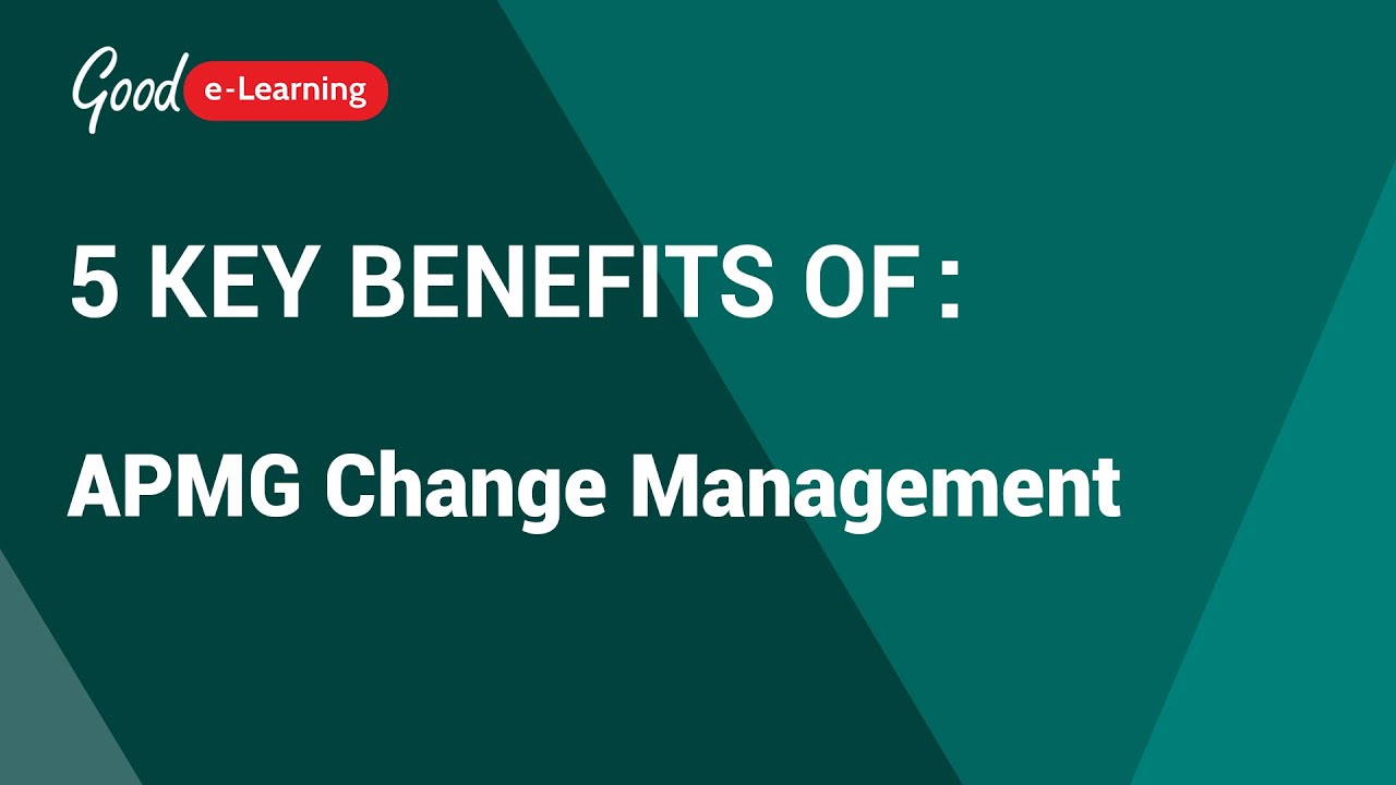 5 Key Benefits Of: APMG Change Management (in 60 seconds or less) - YouTube