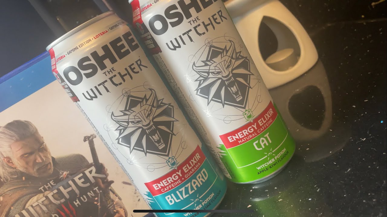 OSHEE The Witcher Energy Elixir, Blizzard Strawberry and lime flavour ...