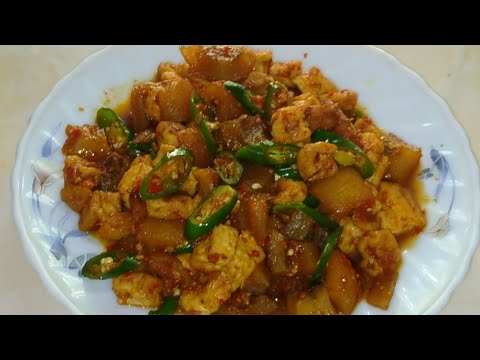 RESEP CARA MASAK TUMIS KIKIL KULIT SAPI YANG ENAK - YouTube