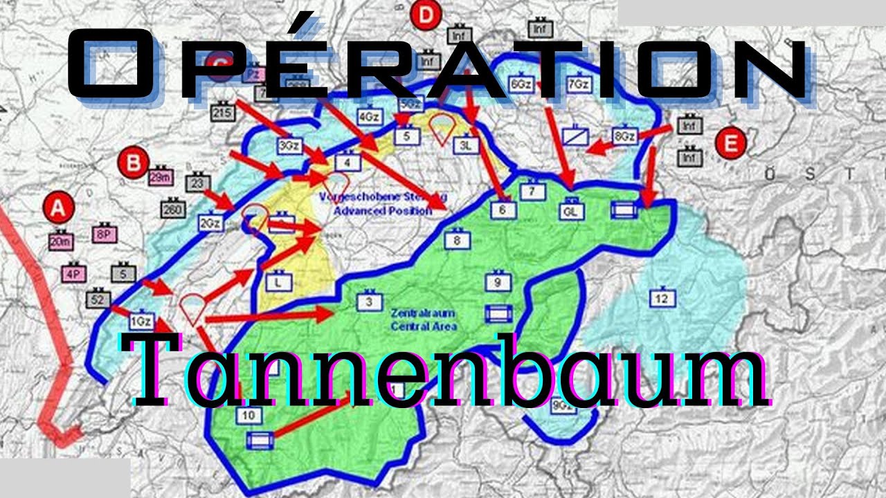 LE PLAN D'INVASION DE LA SUISSE PAR L'ALLEMAGNE NAZIE ! Opération ...