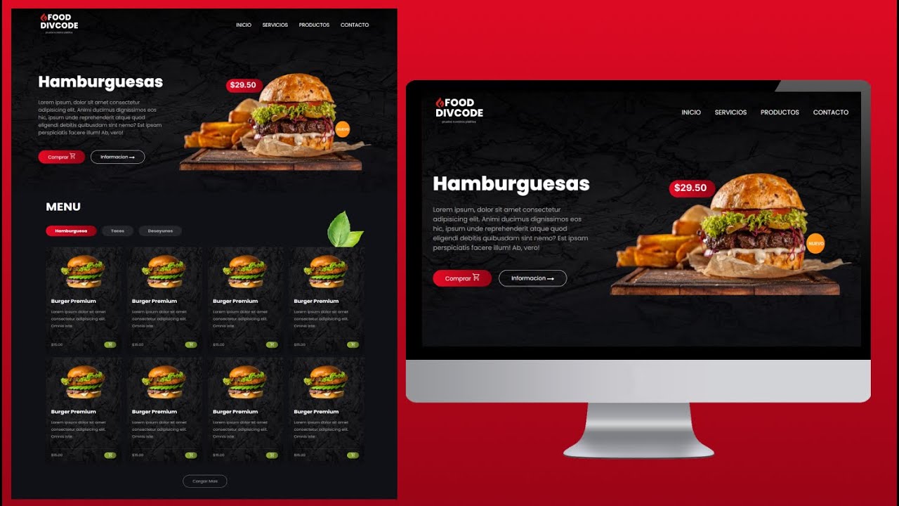 como HACER una PAGINA WEB AVANZADA html 💚 - YouTube