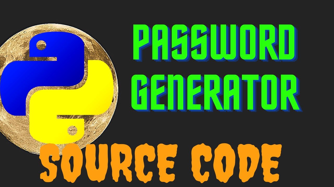 Password Generator in python | Python Projects for beginners | python ...