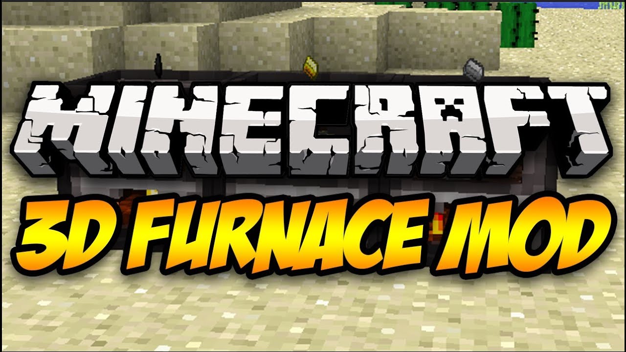 Minecraft Mod Spotlight: 3D FURNACE MOD! [1.5.1] - YouTube
