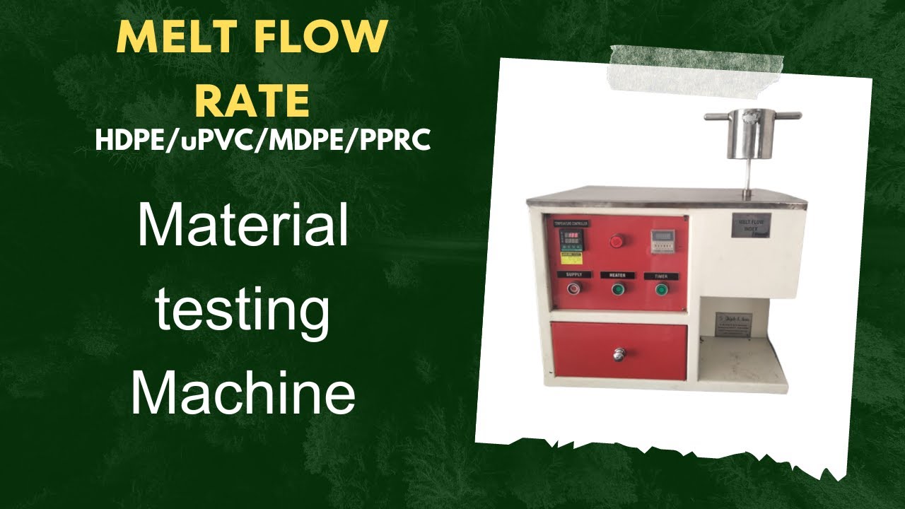 Melt Flow Rate MFR/MFI Melt Flow Index - YouTube