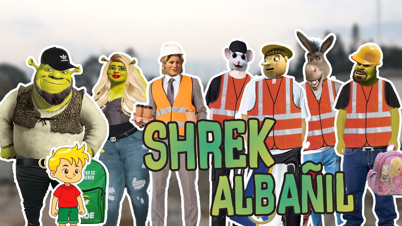Shrek Albañil - Serie Completa | Compa Shrek - YouTube