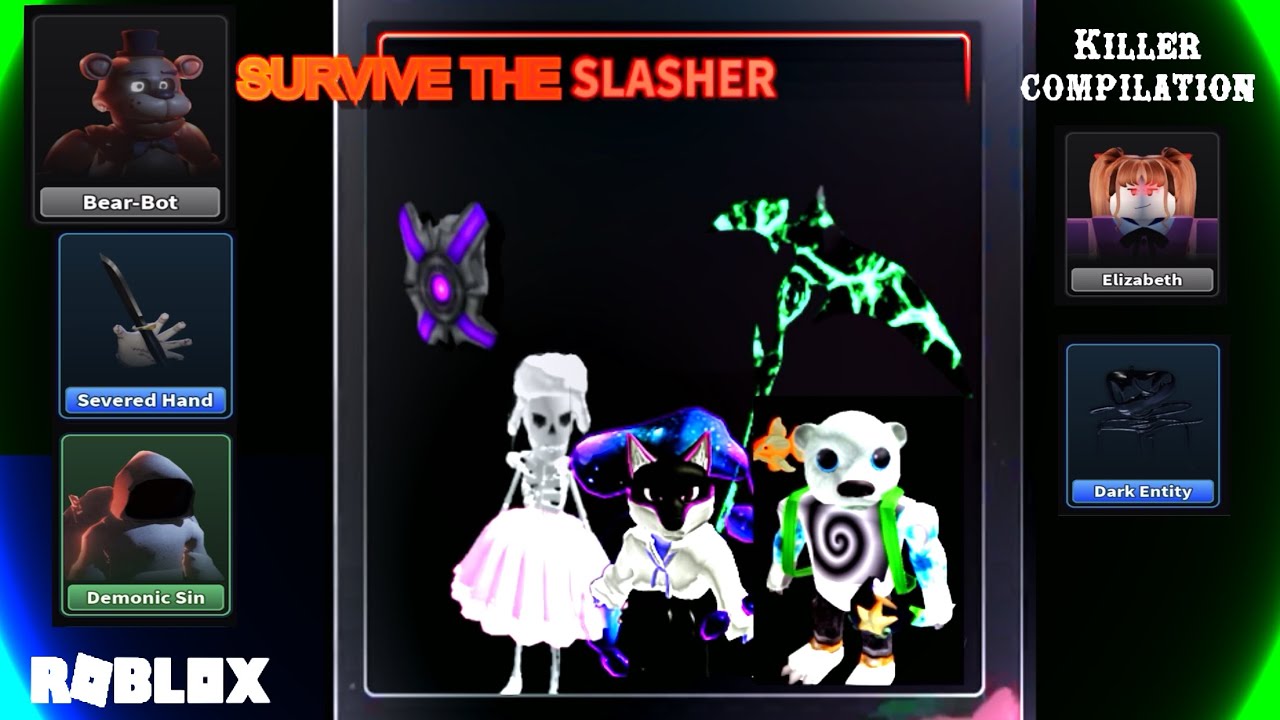 WE SURVIVE The Slasher In Roblox (KILLER Compilation) 💀🔪 - YouTube