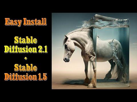 Install Stable Diffusion 2.1 and 1.5 on Windows - YouTube