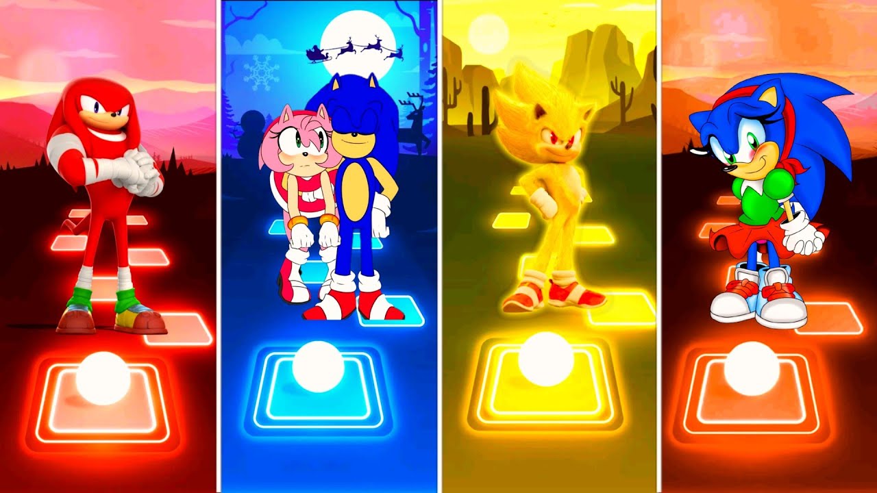 Sonic Girl 🆚 Amy Love Sonic Speed 🆚 Knuckles Sonic 🆚 Super Sonic The ...