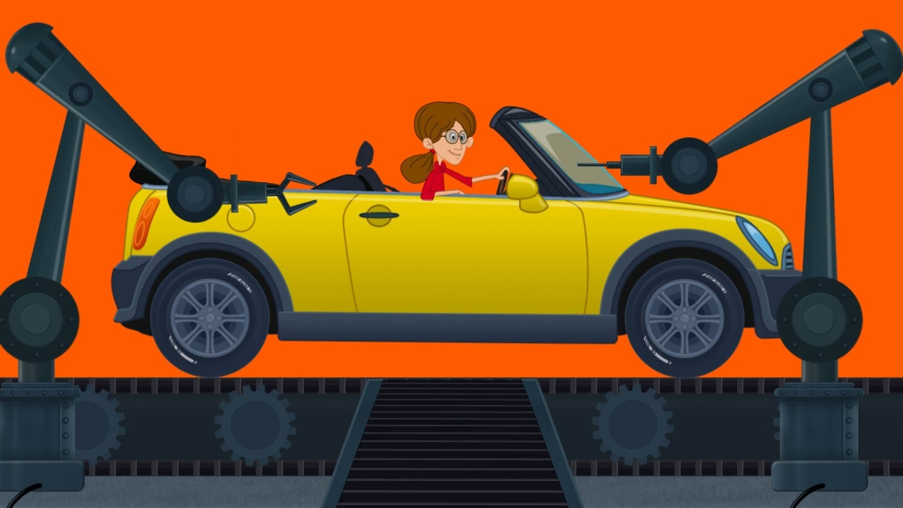 Car Garage | Cars for Kids | Robots for Children's - YouTube
