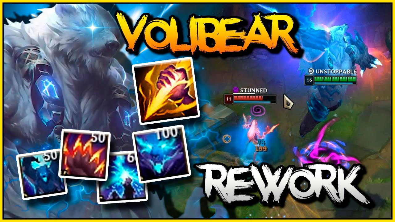 🔥*NUEVO VOLIBEAR* EL REWORK ESTA INCREIBLE🔥 | Volibear Rework Jungla ...