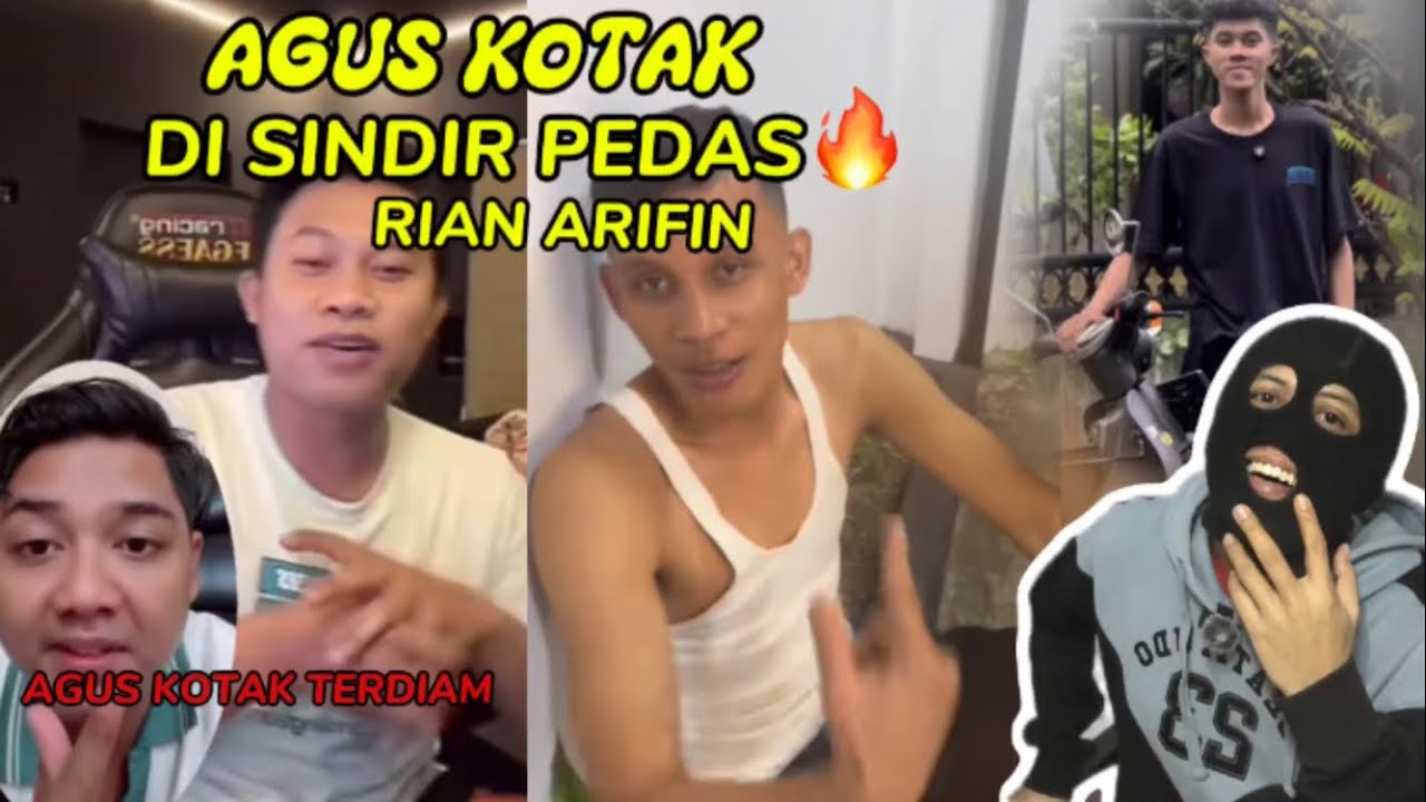 AGUS KOTAK BERTEMU RIAN ARIFIN CUMA TERDIAM DIKASIH SINDIRAN PEDAS🔥 ...