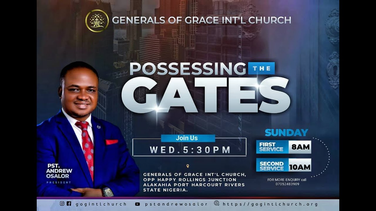 POSSESSING THE GATE OF DESTINY| 9TH FEB 2025 | PST ANDREW OSALOR - YouTube
