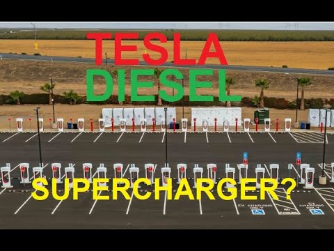 Tesla Diesel Powered Chargers at Harris Ranch? - YouTube