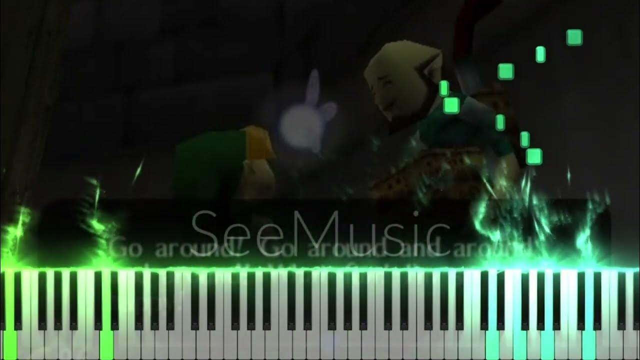 🎹 Legend Of Zelda - Song of Storms advanced version (Synthesia Tuto sur pianokad.fr) - YouTube
