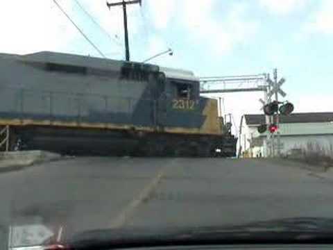 CSX Rail Train Turning Around on The Hyattsville Wye - YouTube