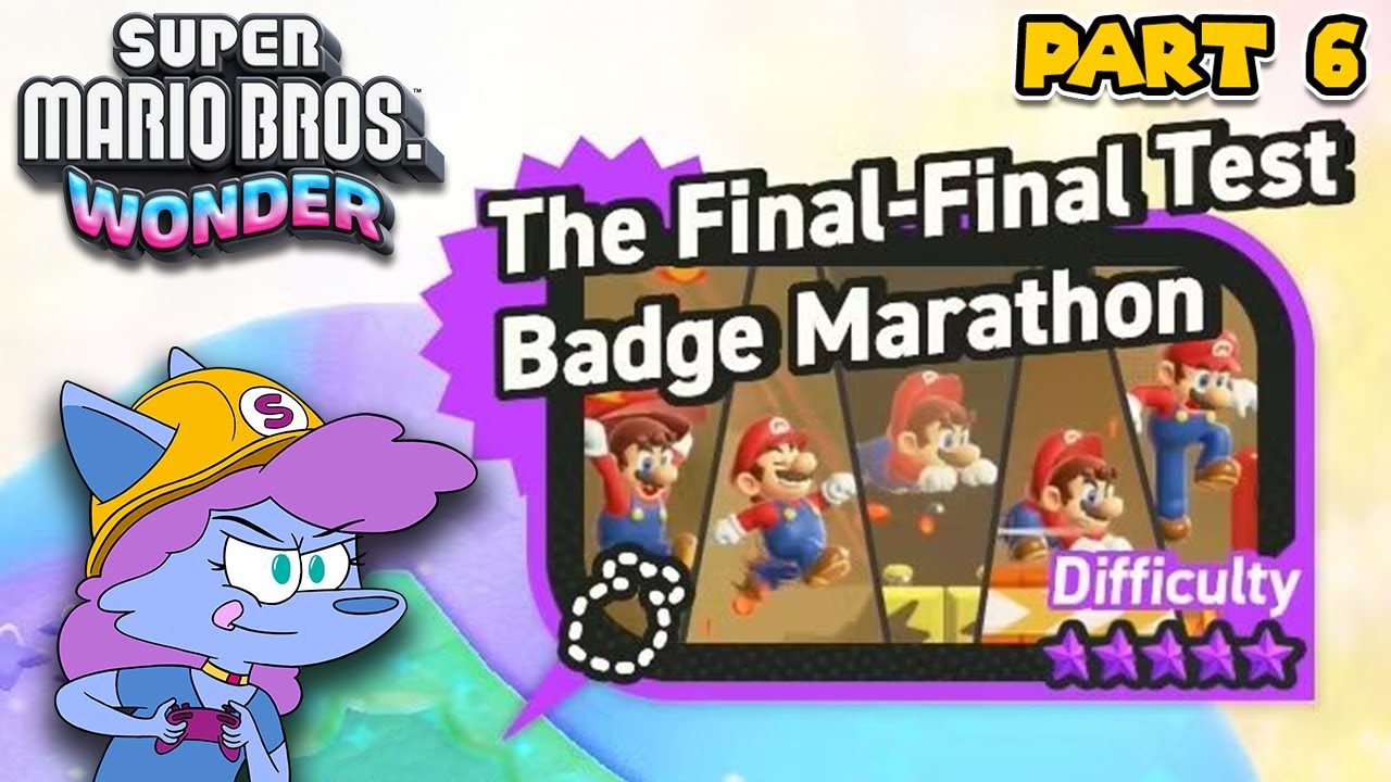 Going the Distance in the FINAL BADGE MARATHON!! | Super Mario Wonder ...
