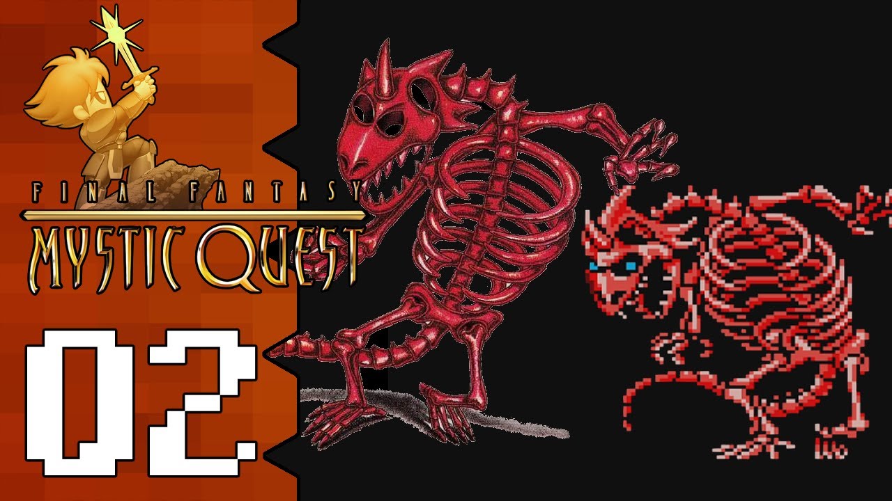 Let's Play Final Fantasy Mystic Quest |02| The Bone Dungeon - YouTube