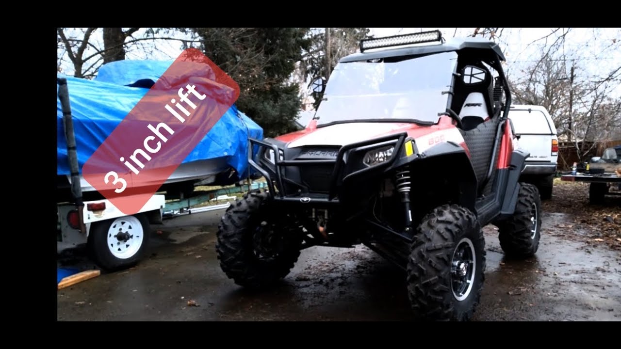 Polaris rzr lift kit - YouTube