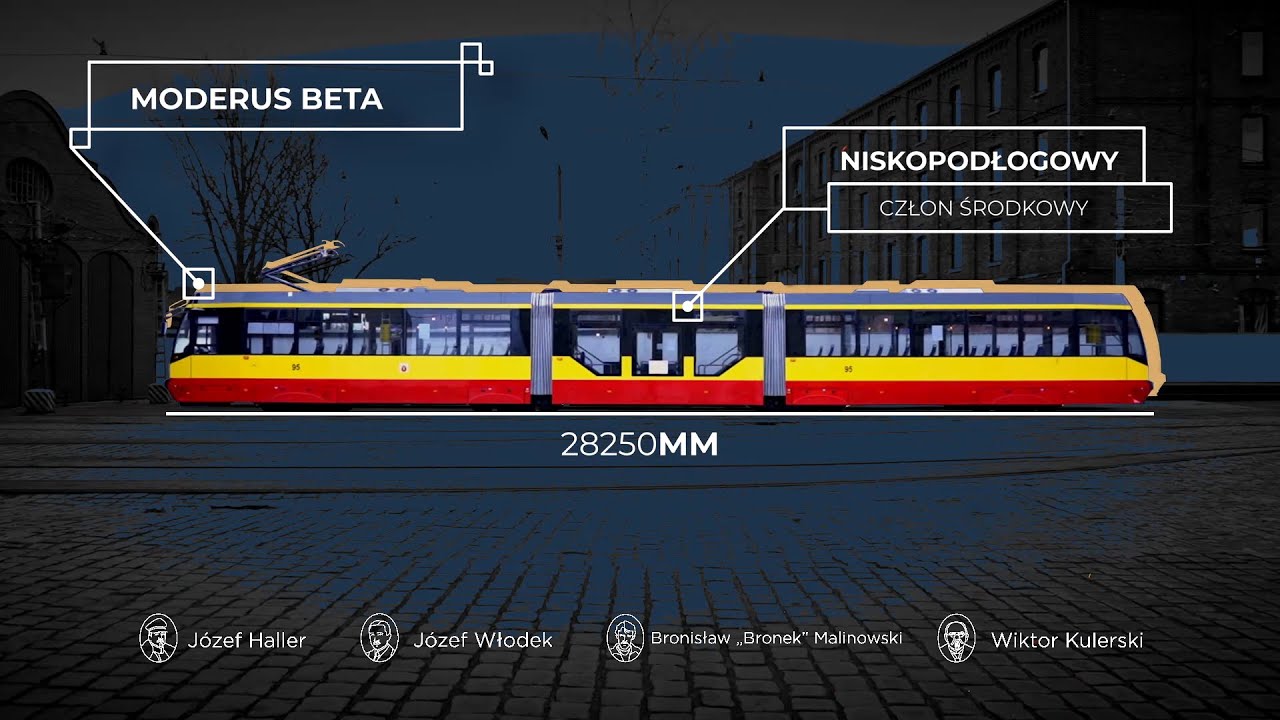 Tramwaje Moderus Beta w Grudziądzu - YouTube