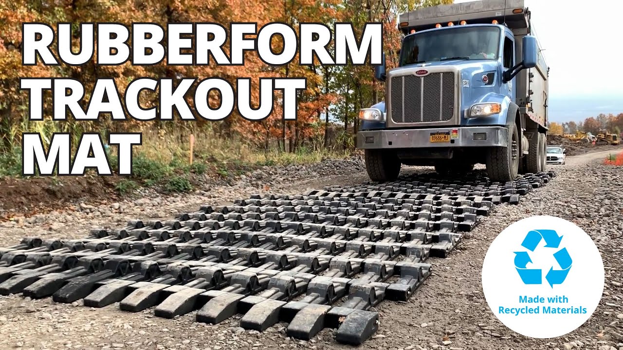 RubberForm Trackout Mat - Rugged, Durable & Made from Recycled ...
