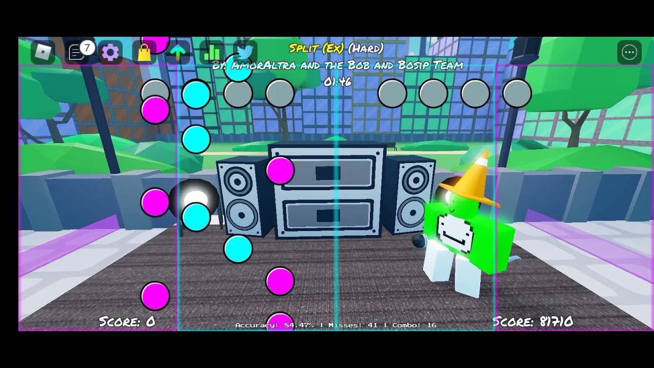 Split Fnf Accuracy 85.10% (EX) - YouTube