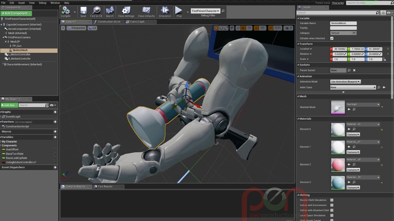 Unreal Engine 4 Replace Weapon With Flashlight - YouTube