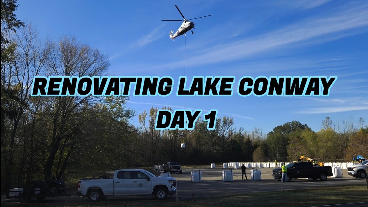 The Renovation Of Lake Conway - YouTube