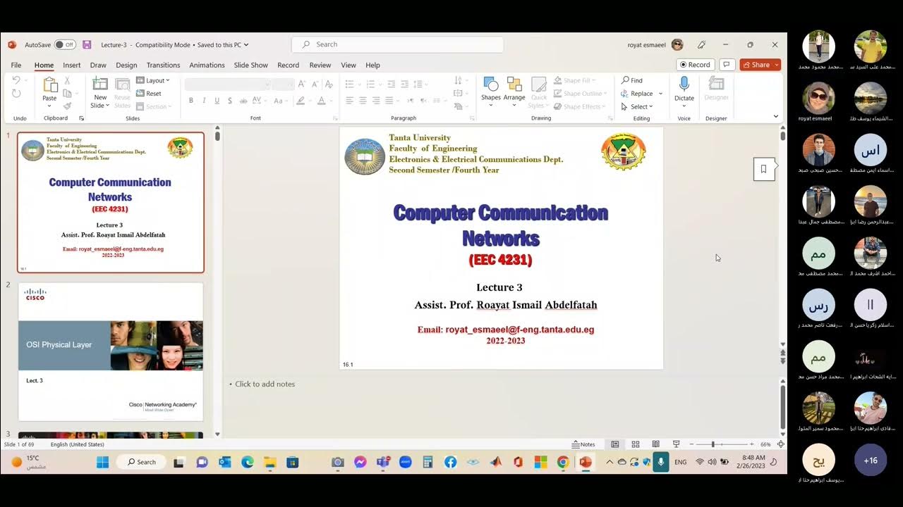 Networks Lectures 3 - YouTube