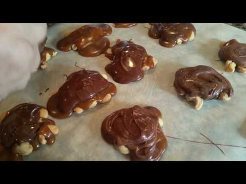 How to Make Carmel Chocolate Turtles No Bake Easy