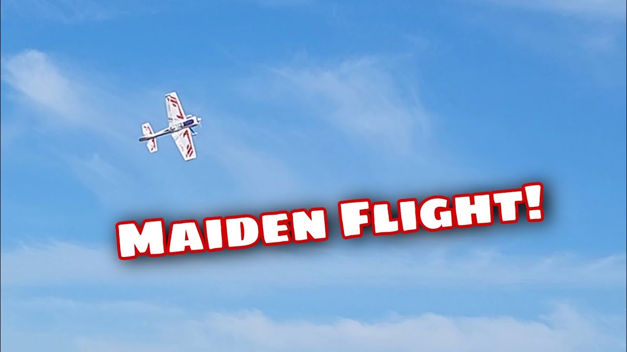 Maiden Flight Of My New Flex Innovations QQ Yak 55! - YouTube