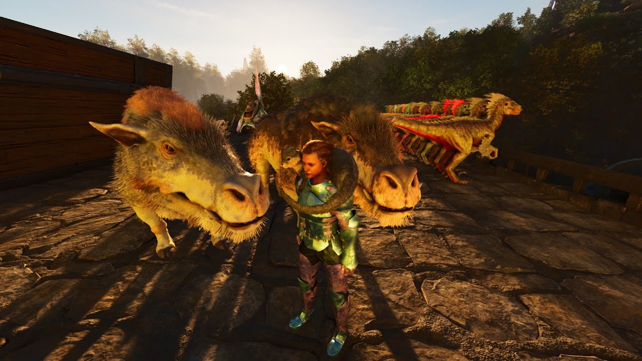 Ark survival Ascended! The last Piece! Daeodon taming! solo30 - YouTube