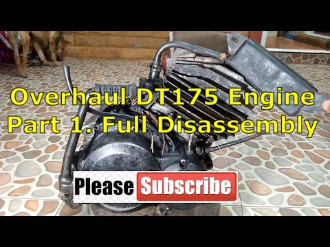 Part 1. Overhaul Yamaha DT125 / DT175 Engine - Engine Disassembly - YouTube