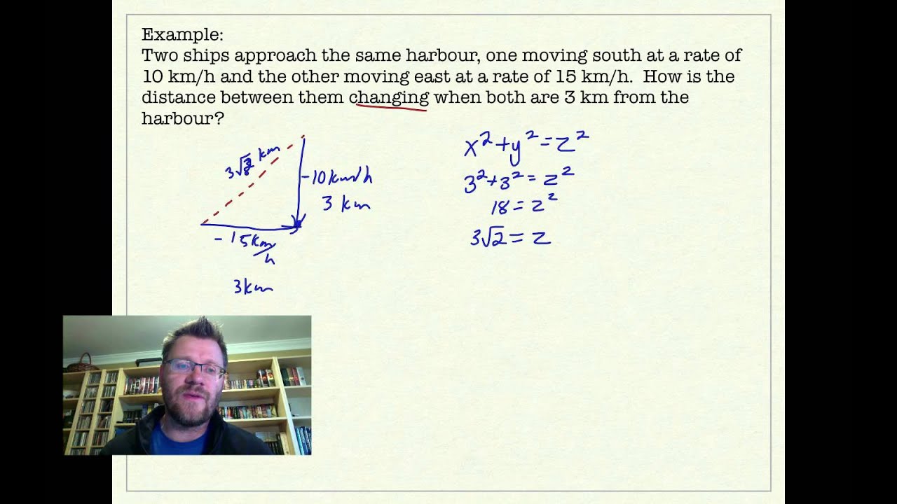 6 4 Related Rates - I (Calculus 30) - YouTube