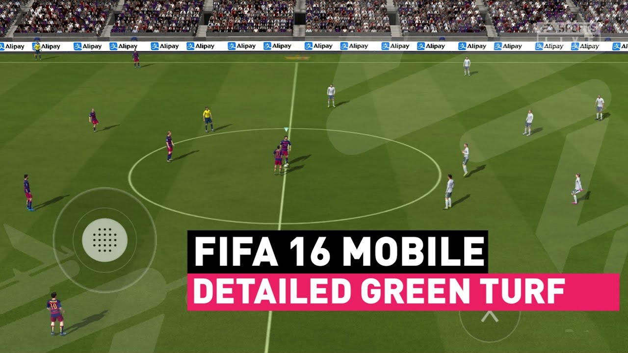 DETAILED GREEN SHARPEN TURF PITCH | FIFA 16 MOBILE - YouTube