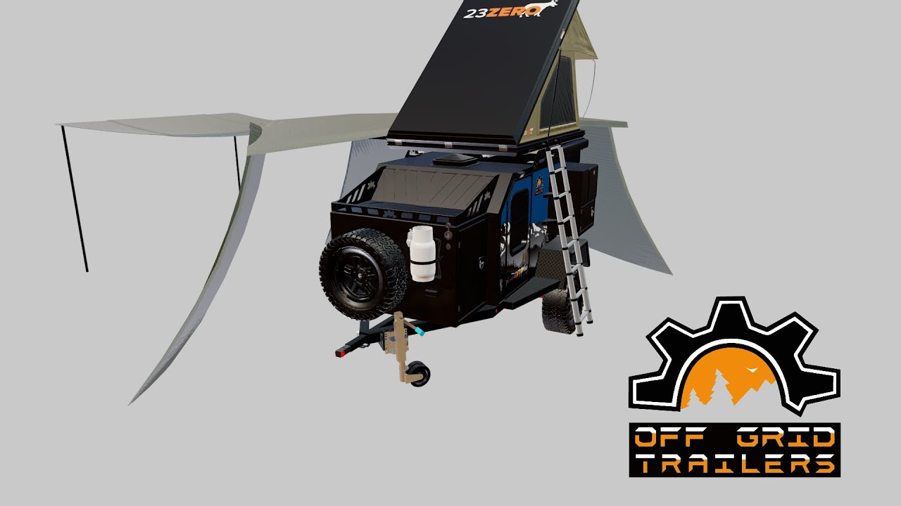 Off Grid Trailers - Expedition - Silent Showcase - YouTube