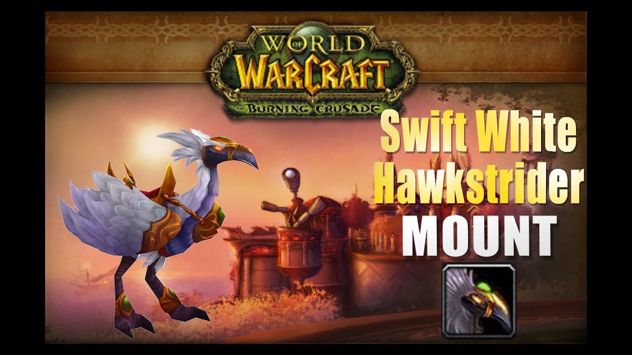 Swift White Hawkstrider Wow | Mount Guide - YouTube